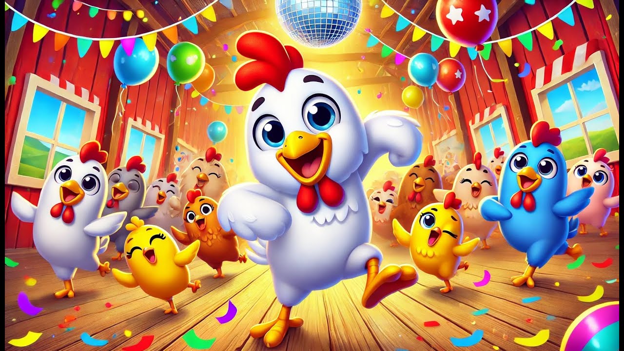"Clucky's Chicken Dance Party: Fun and Silly Kids Song | Dance and Move ...