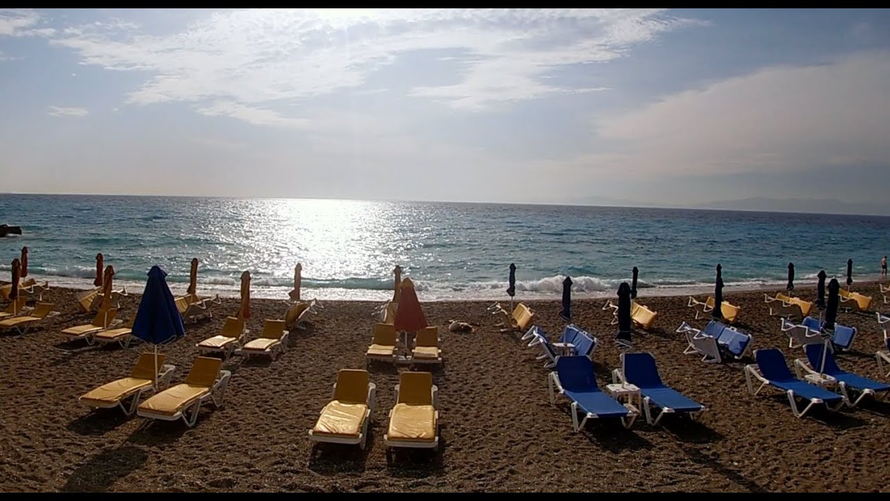 Rhodes Town - From Mitsis Grand to the Aquarium (4k) - YouTube