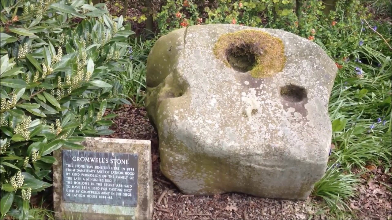 Cromwell's Stone, Lathom near Ormskirk - YouTube
