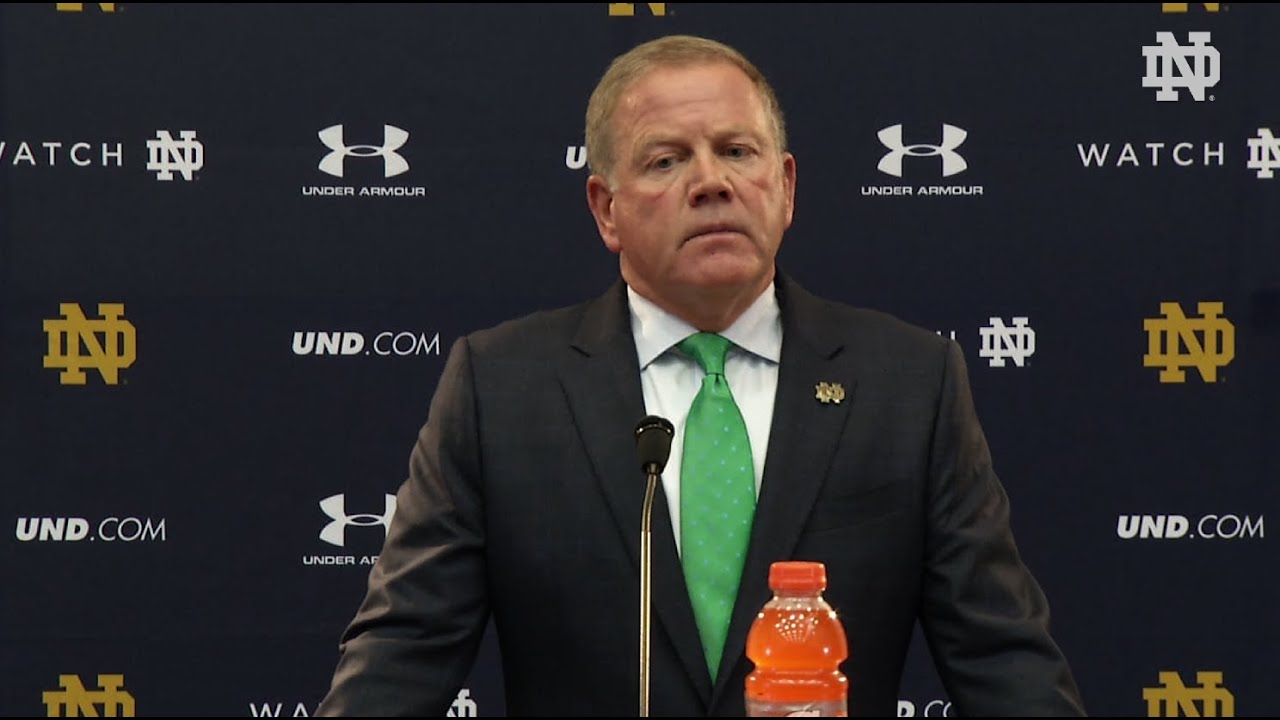 Brian Kelly Press Conference Aug 30th - YouTube