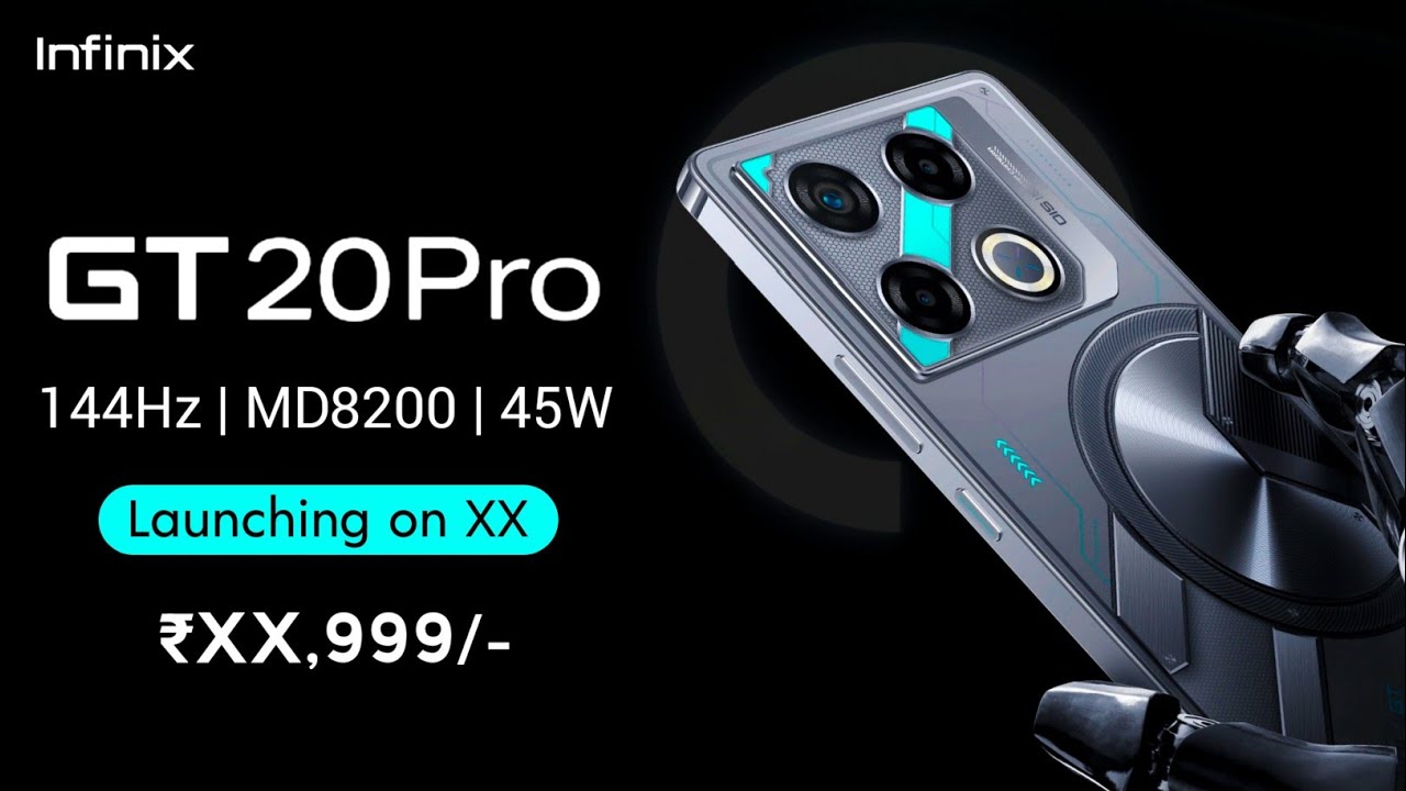 Infinix GT20 Pro 5G🔥 - India Launch | Infinix GT20 Pro Specifications ...