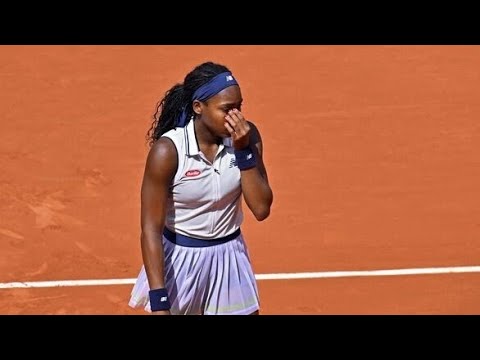 Coco Gauff's tearful French Open meltdown after 'awful' incident and ...