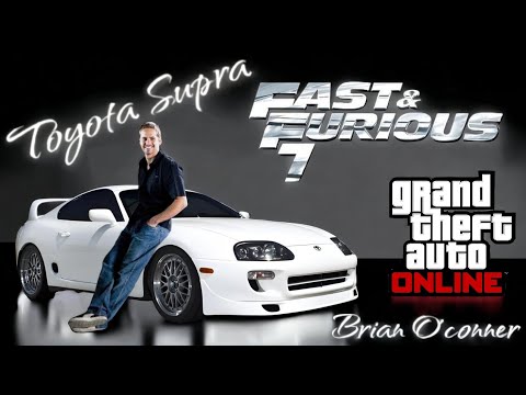 Como hacer el Toyota Supra Blanco de la Despedida de Brian O'Conner en ...