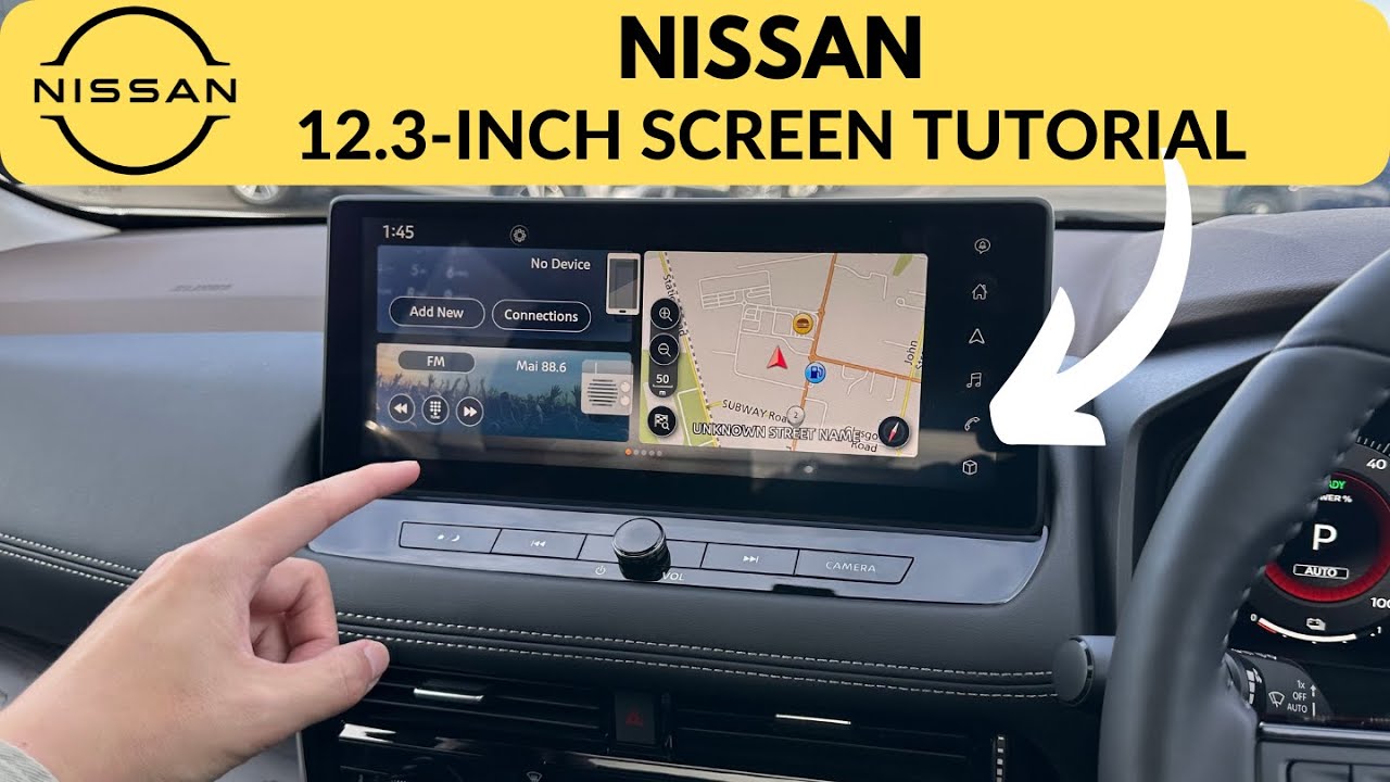 Nissan Tutorial 12 3 Inch Screen Feature Walkthrough Complete Guide