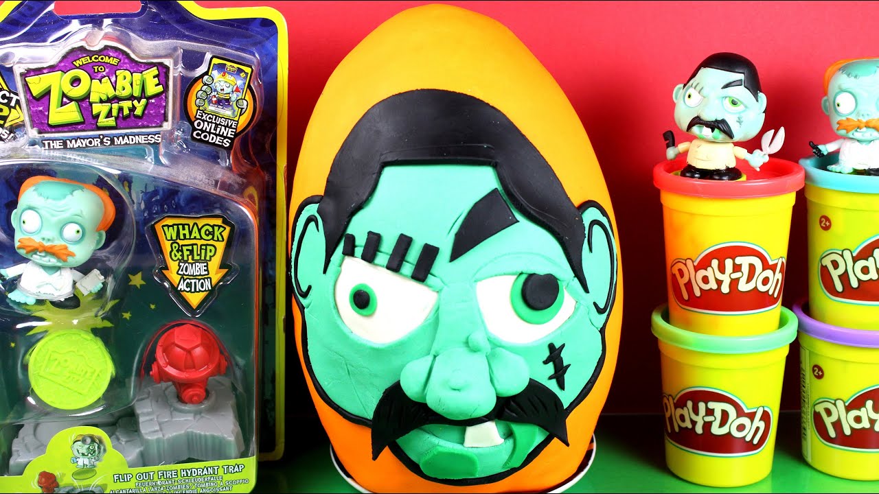 Zombie Zity Enormi Rocky Snips Sorpresa Uovo Giocattoli - YouTube