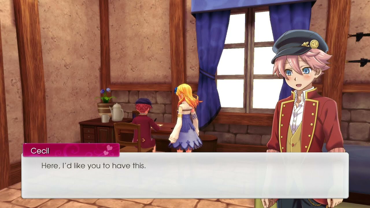 Rune Factory 5 Cecil ~giving favorite food in return a gift~ - YouTube