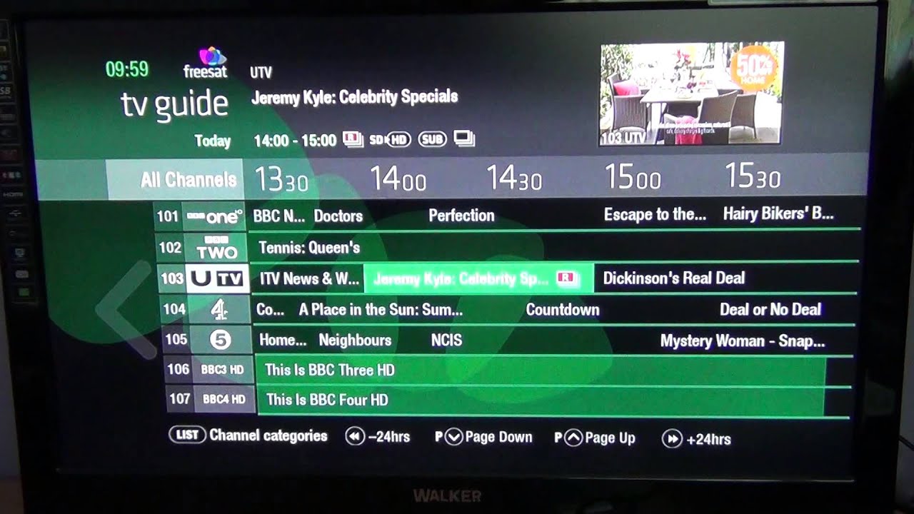 Humax HB-1000S Freesat HD - Pause & Record TV Shows - YouTube