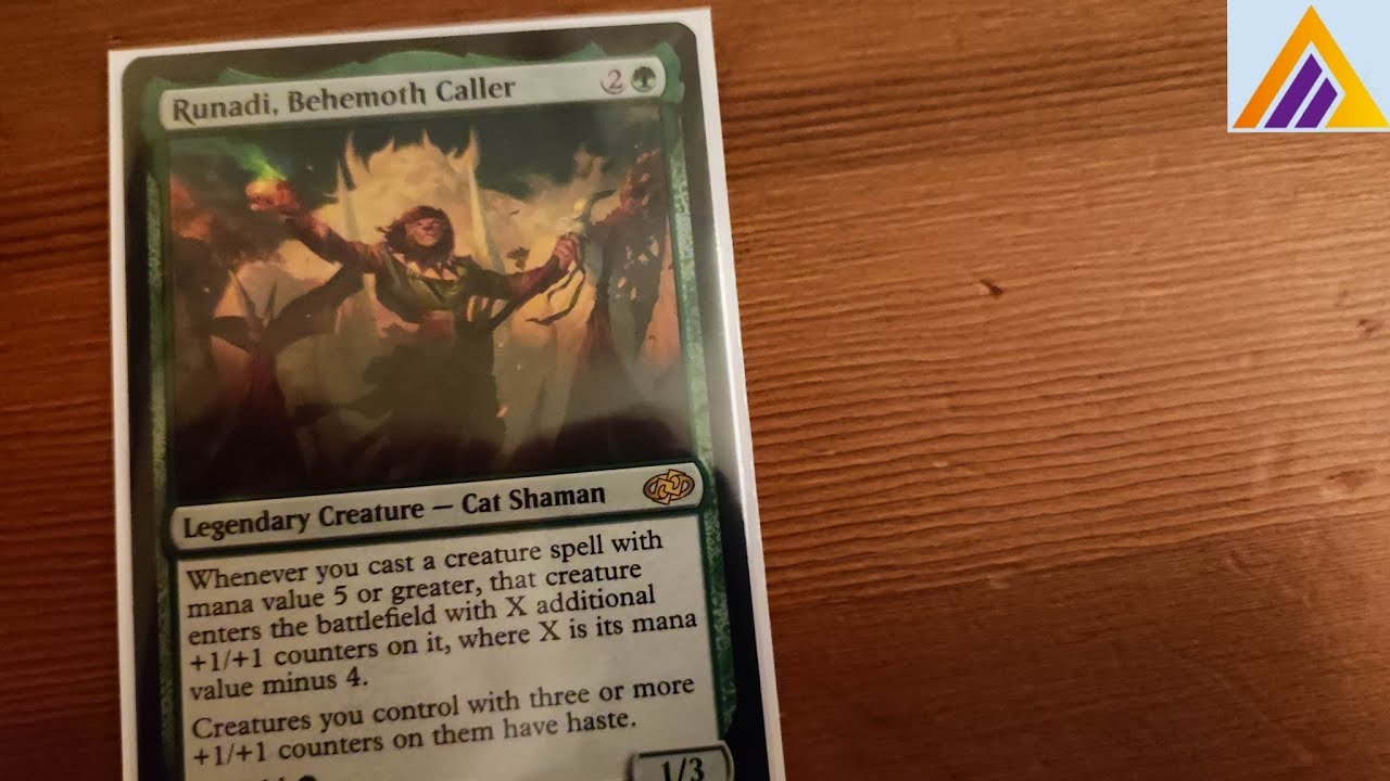 Magic the Gathering - ASMR - Runadi, Behemoth Caller Commander Deck ...