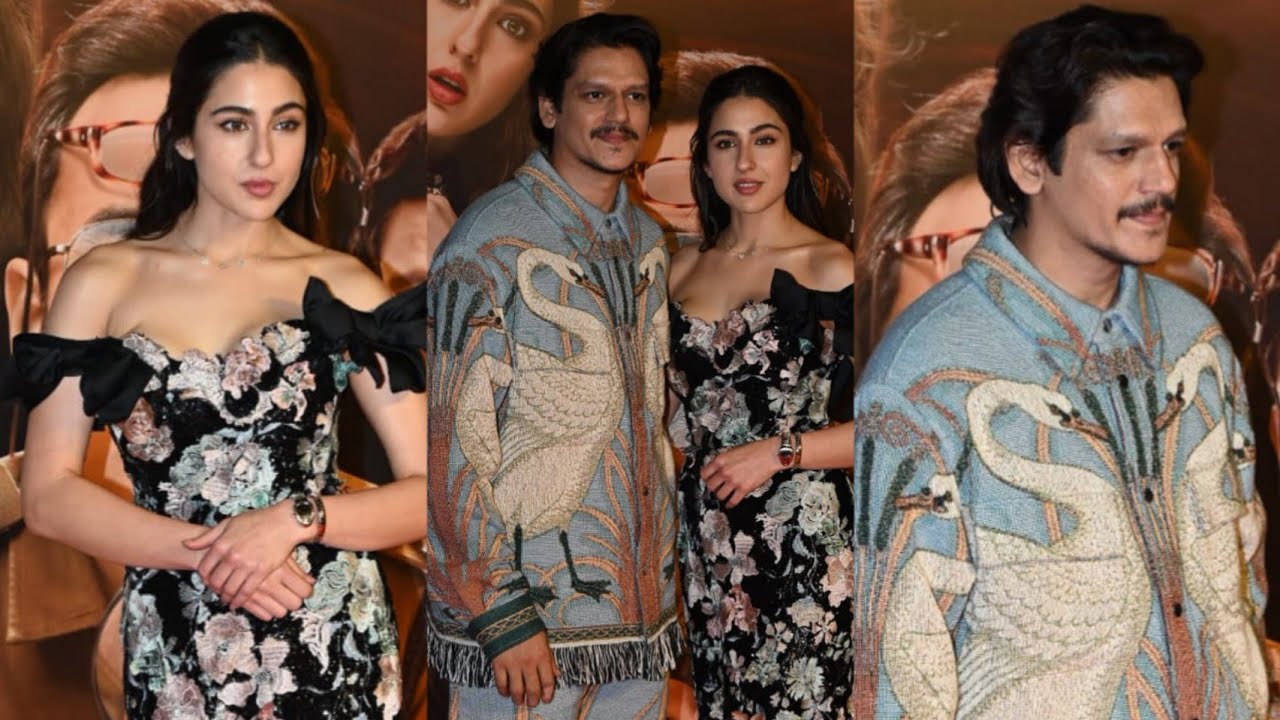 Sara Ali Khan & Vijay Verma arrive to attend Special Screening of Film ...