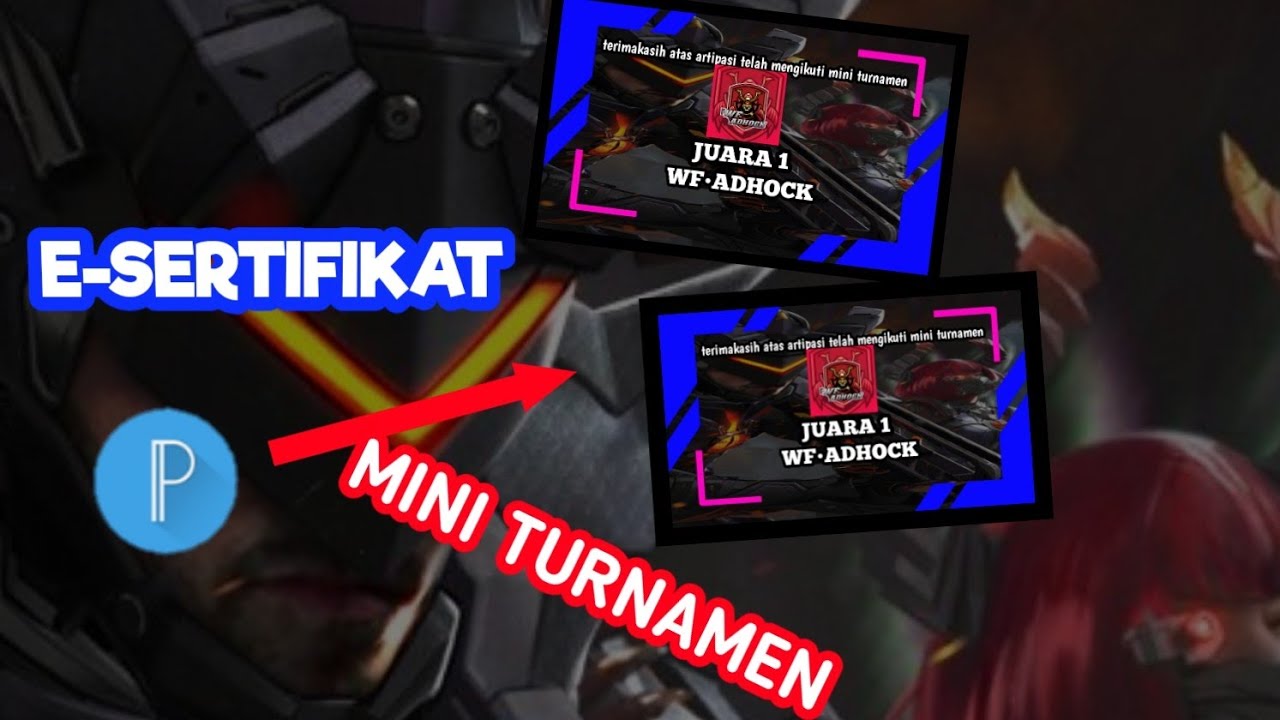 cara membuat E-SERTIFIKAT turnamen free fire mudah /2020 - YouTube