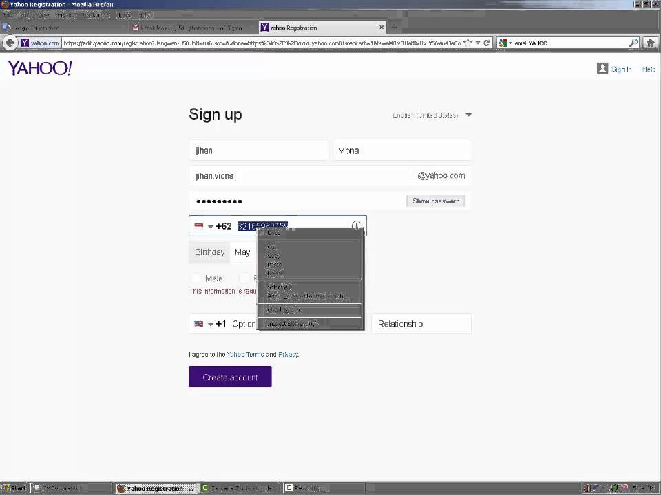 tutorial membuat email yahoo - YouTube