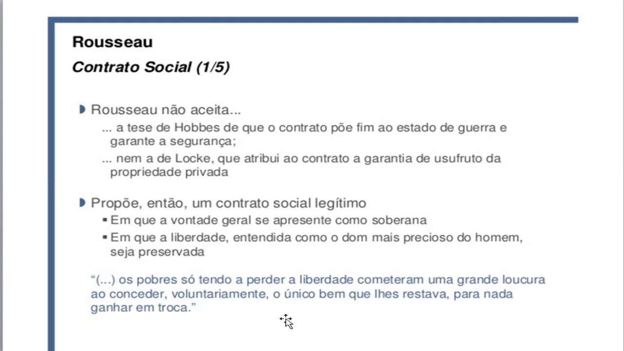 Estado De Natureza Rousseau - FDPLEARN