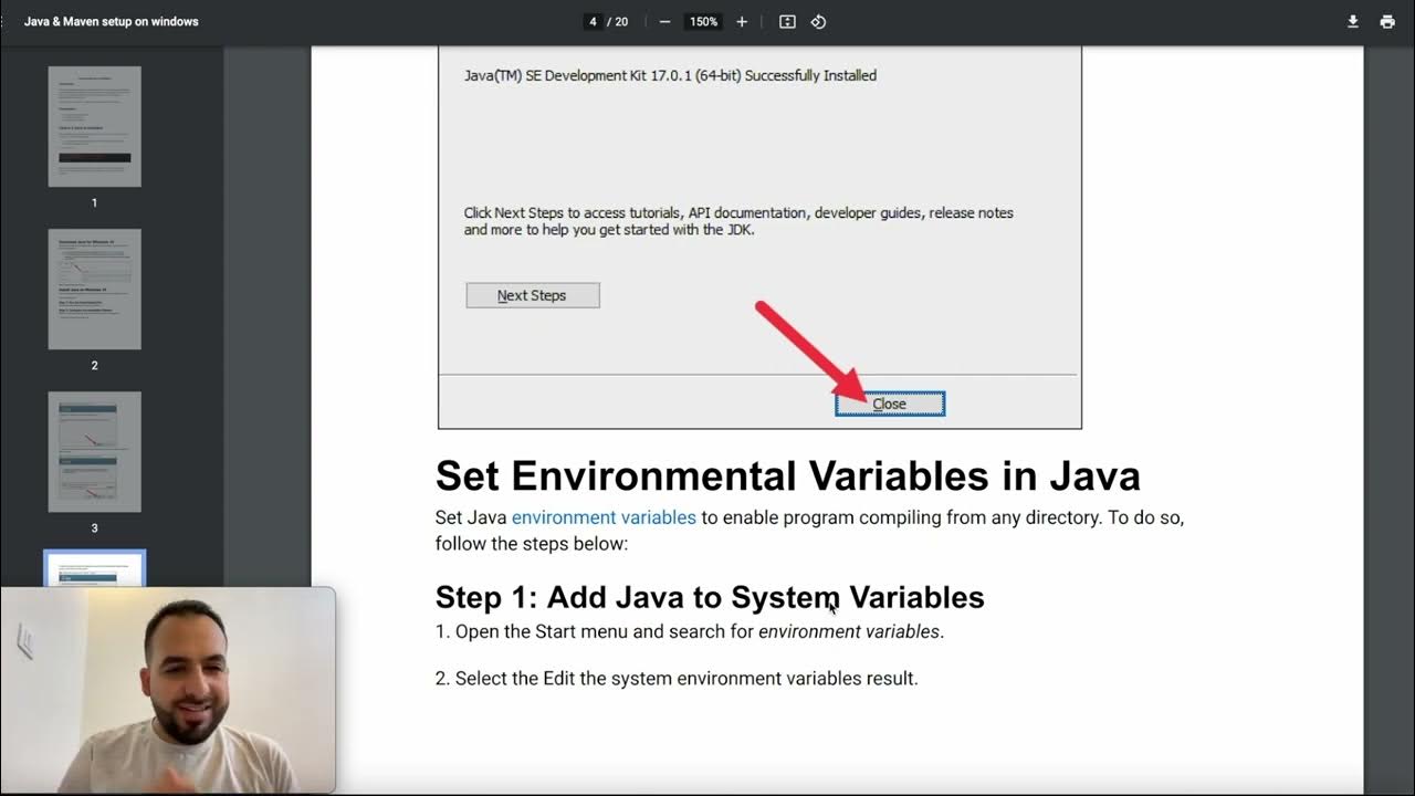 Java & Maven install steps on windows - YouTube