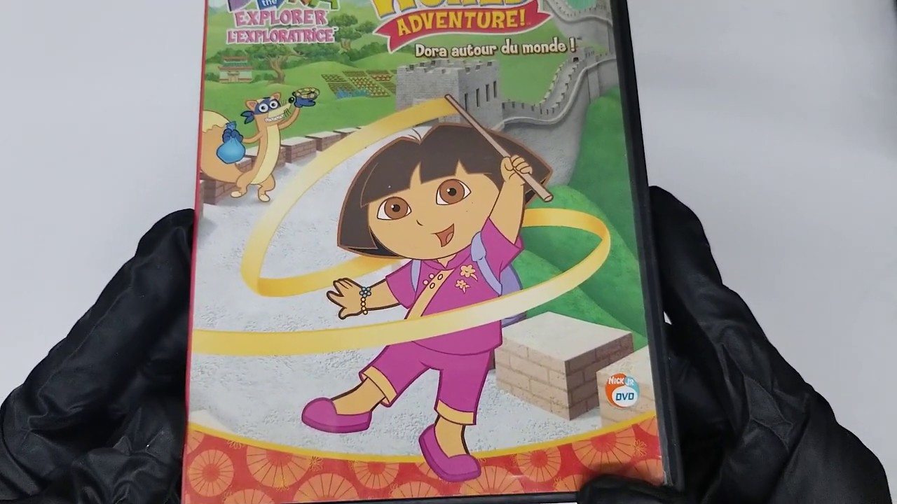 Dora the Explorer World Adventure DVD COVER CD Artwork HD UNBOXING ...