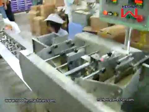 Semi-Auto Stick Noodle Weighing & Packaging Machine - YouTube