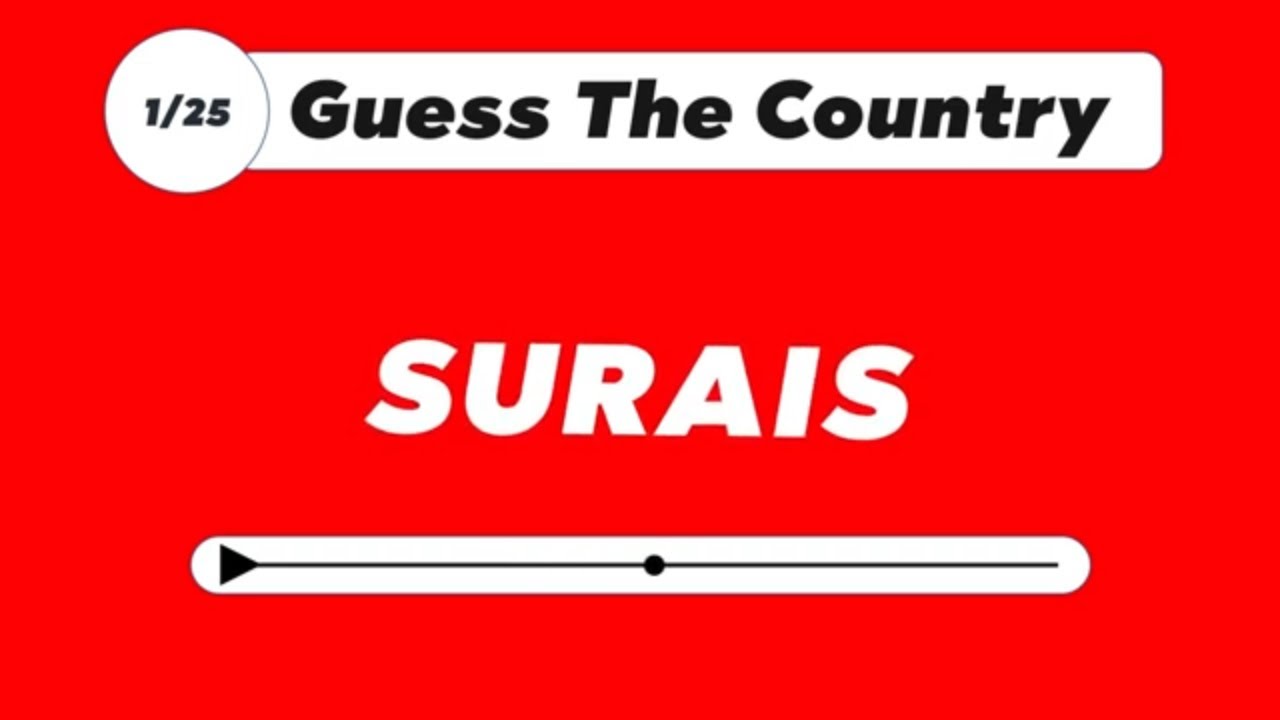 Scrambled Word Puzzle - Guess The Country Name (6 Letters) - YouTube