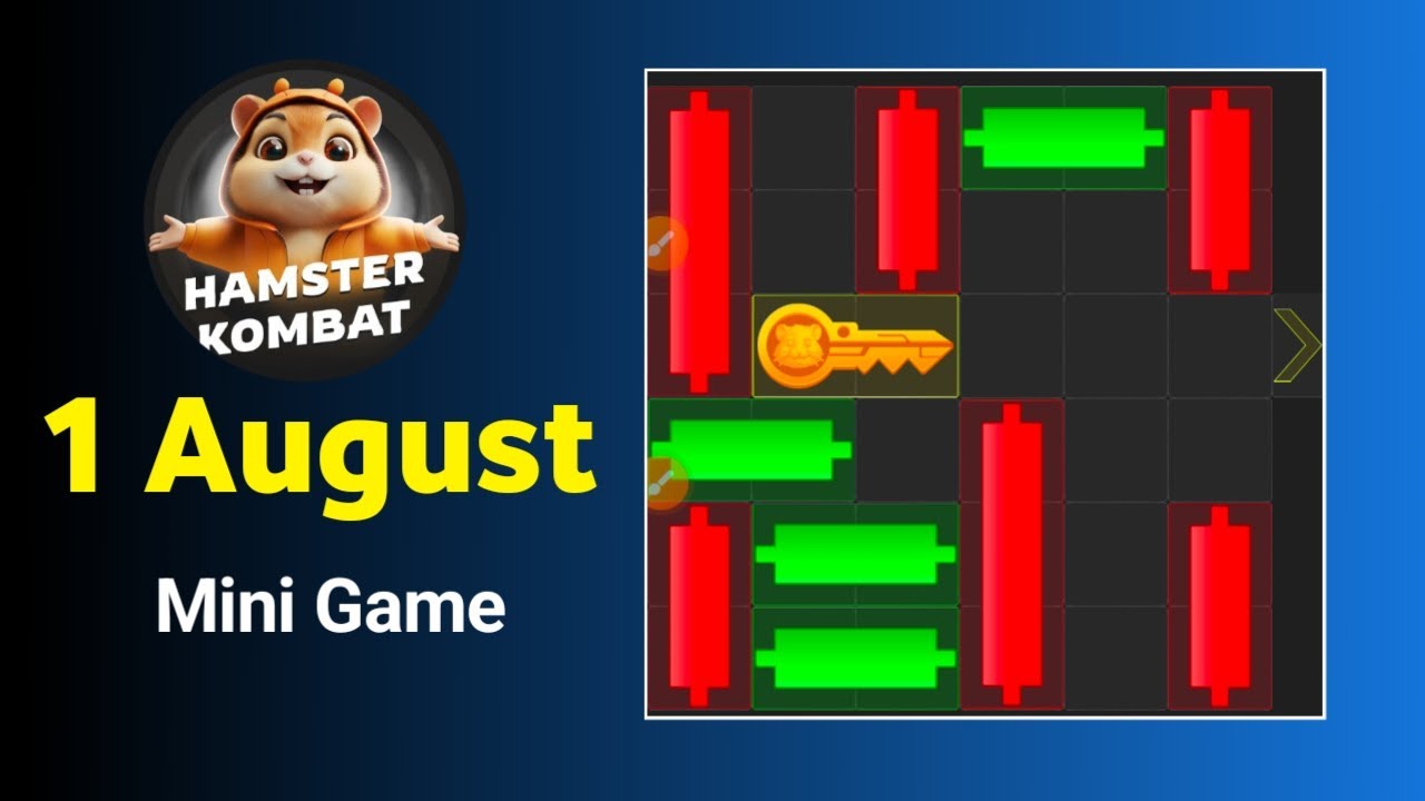 Mini Game Solved 🧩 1 August | Hamster Kombat Mini Game Puzzle Solved 1 ...