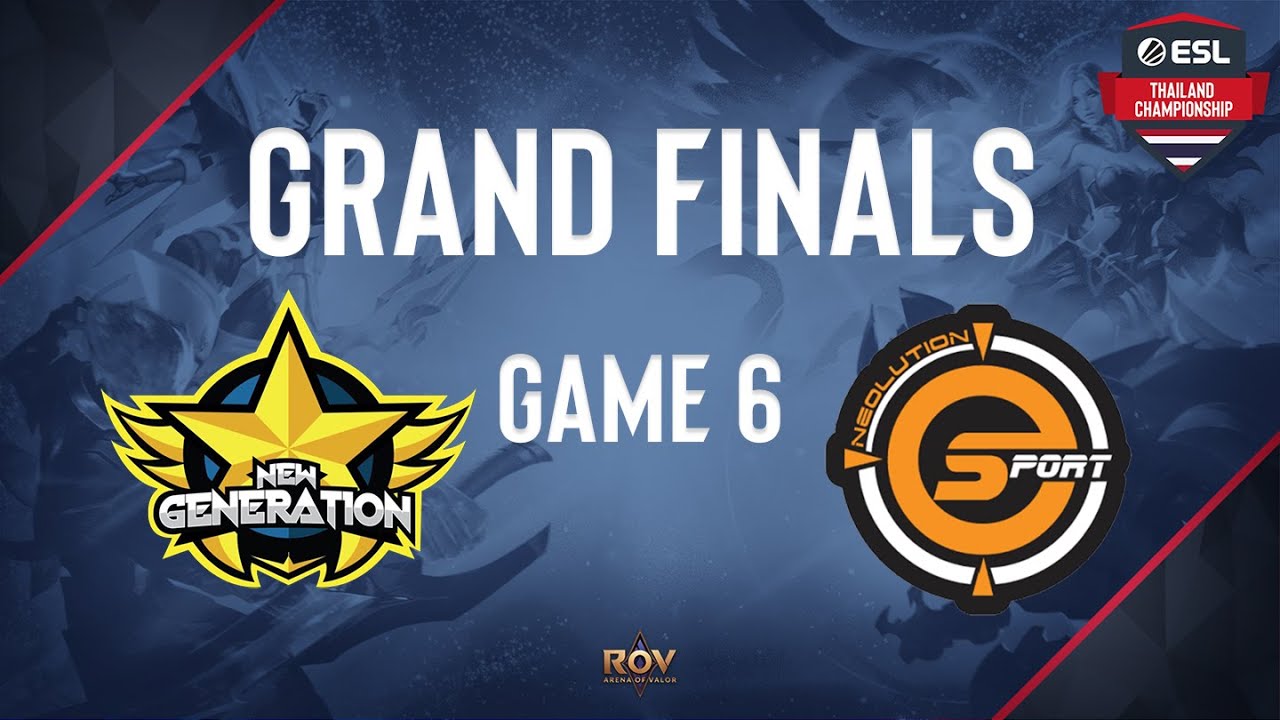 NewGeneration vs Neolution Esport Game 6 | ESL Thailand Championship - ROV Grand Finals - YouTube