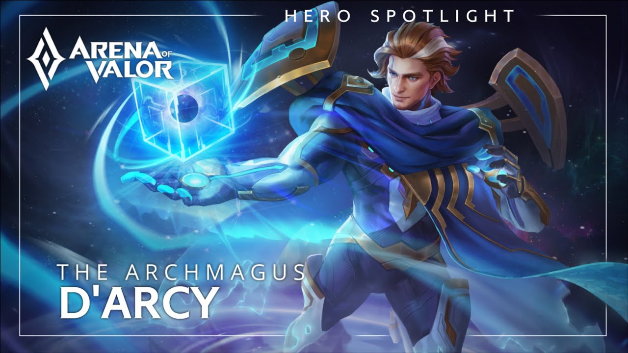Hero Spotlight: D'Arcy — The Archmagus | Arena of Valor | TiMi - YouTube
