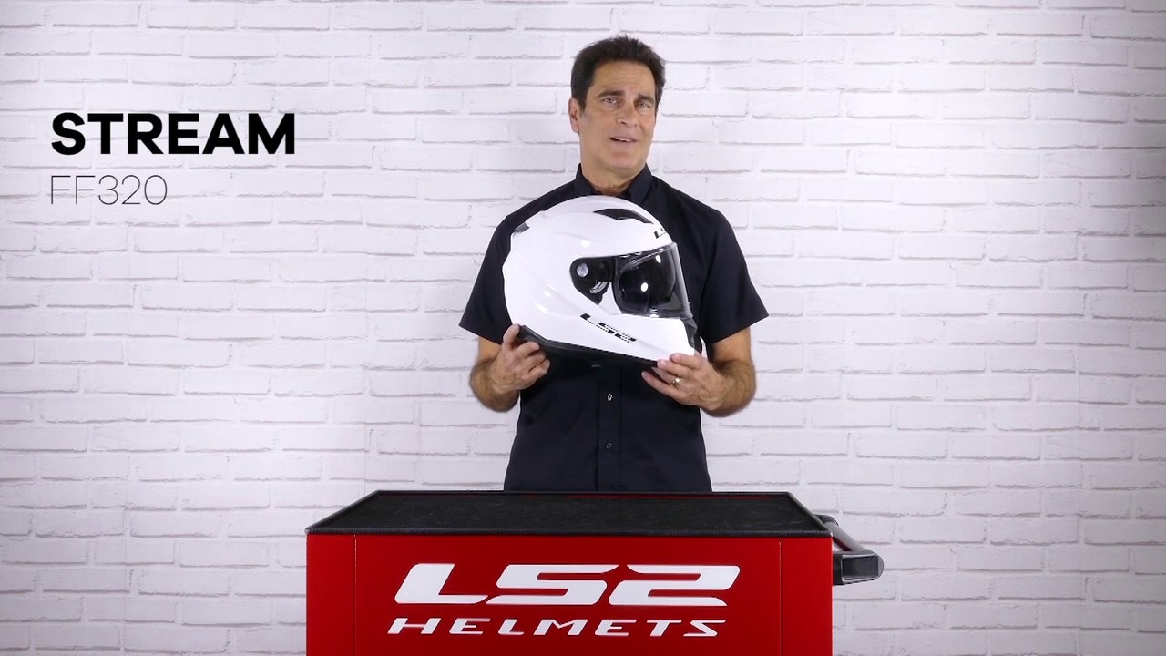 LS2 STREAM FF328 BEST IN CLASS Full Face Motorcycle Helmet with Sun ...