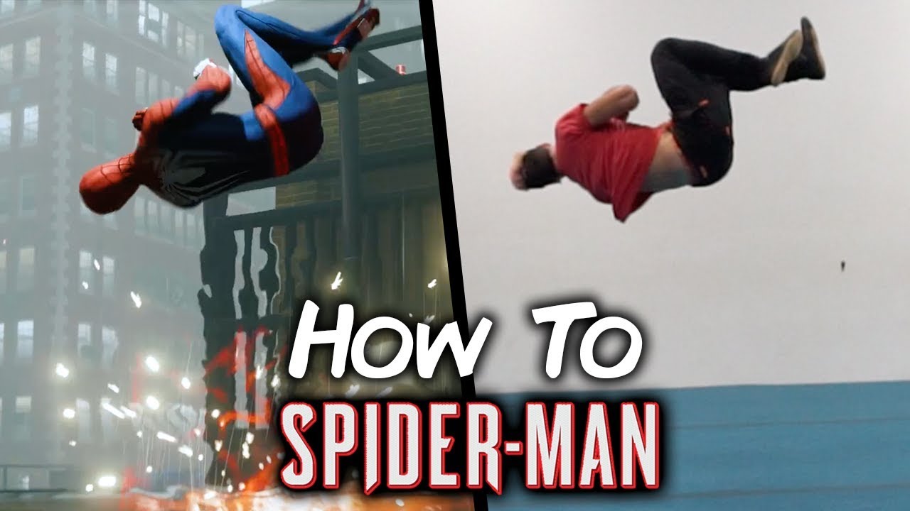 How To Do The Stunts From Spiderman PS4 In Real Life - YouTube