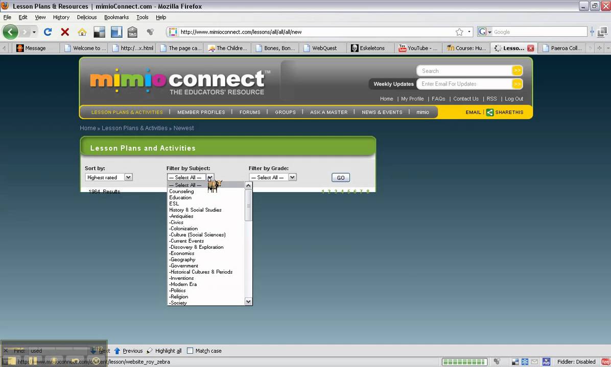mimio tutorial 3 Downloading a lesson - YouTube