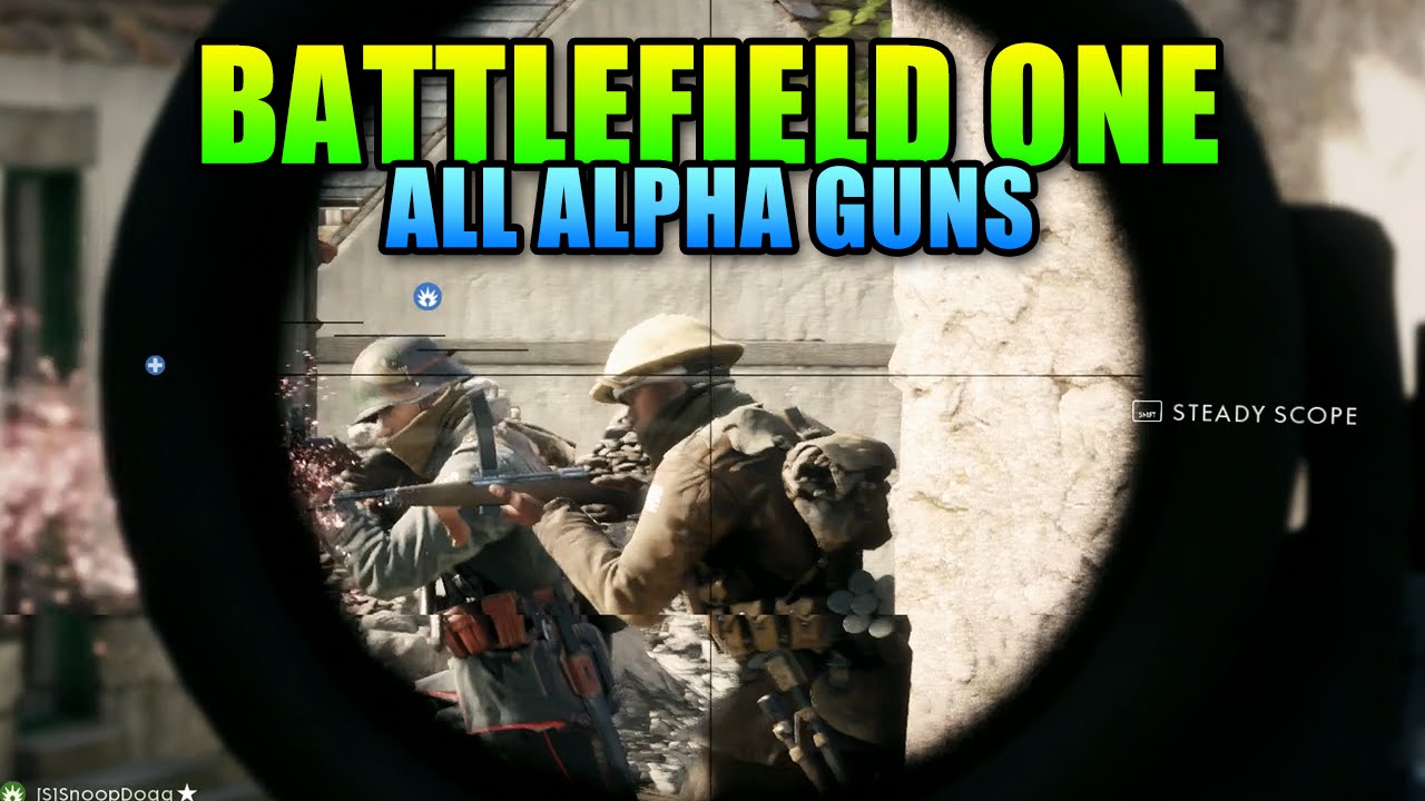 Battlefield 1 All Guns Overview | BF1 Gameplay - YouTube