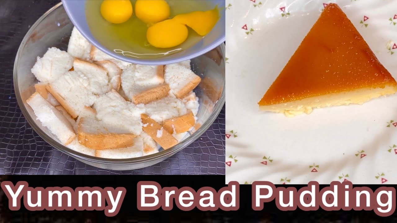 Bread Pudding / Egg Pudding / Easy Recipe By The Cutting Board - YouTube