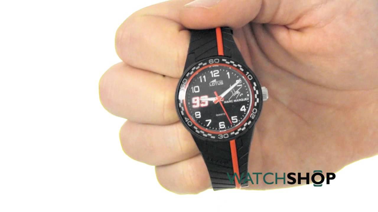 Lotus Men's Marc Marquez Collection Watch (L18106/3) - YouTube