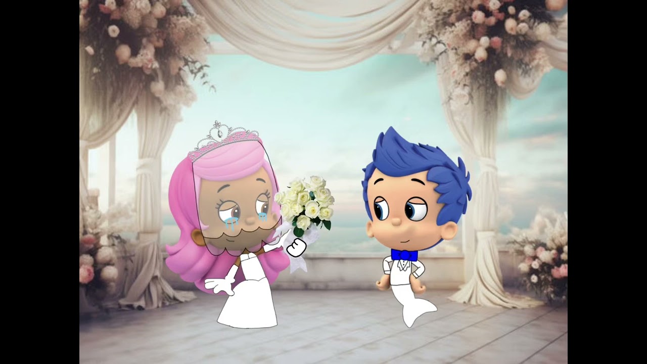 Bubble guppies gil and molly wedding photos - Weddingsavor.com