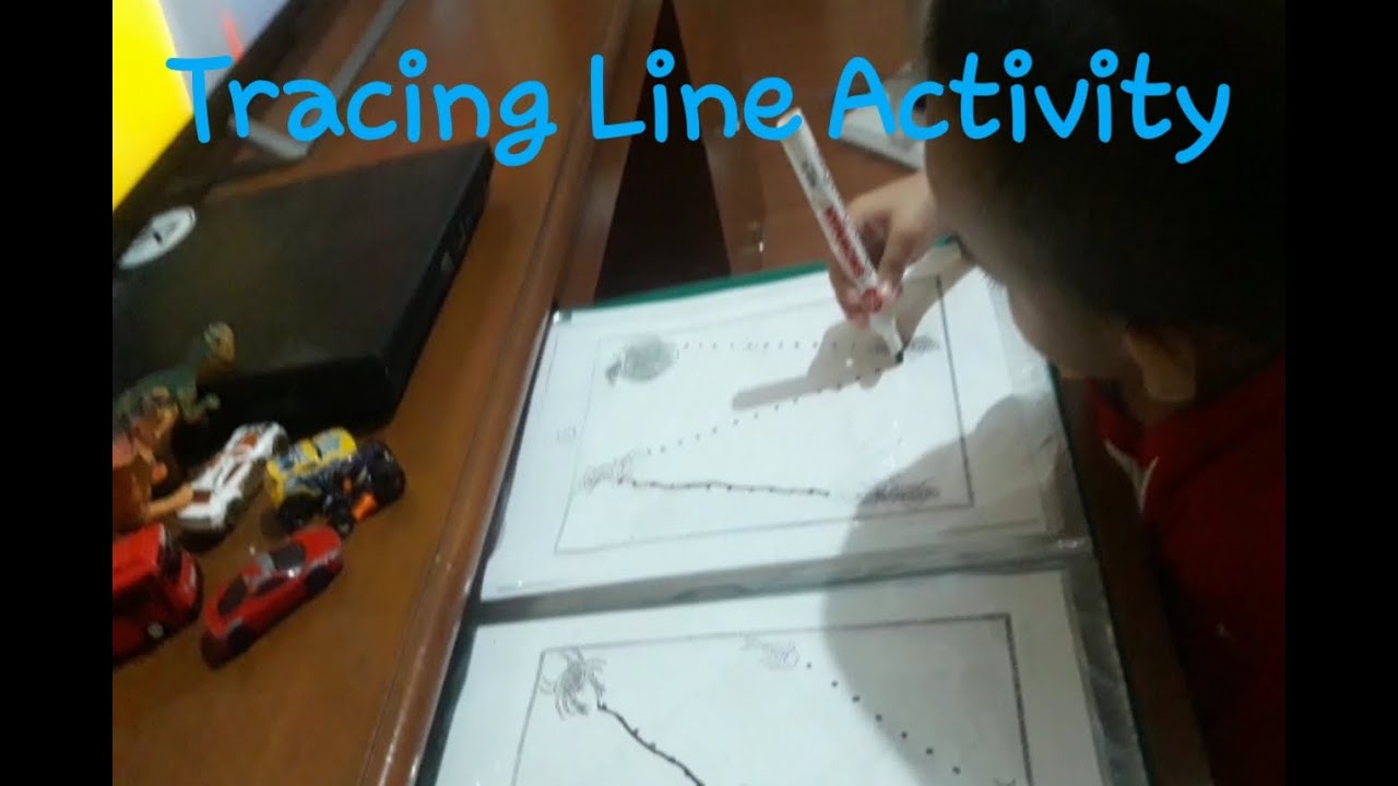 Montessori di rumah | Tracing Lines Activity | Menarik Garis - YouTube