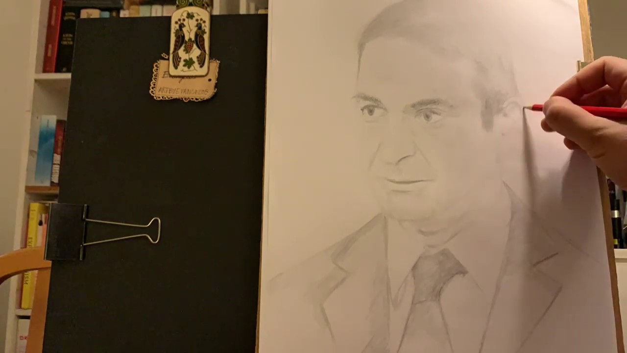 🇬🇷ART BY EVANGELOS Pencil sketch drawing 🏼 of Kyriakos Mitsotakis Prime ...