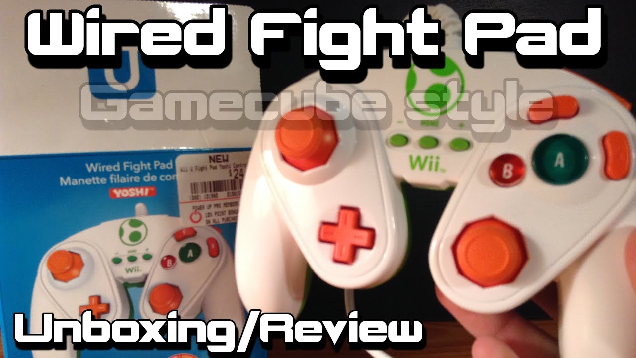 Unboxing and Review | Wired Fight Pad (Yoshi) - Nintendo - YouTube