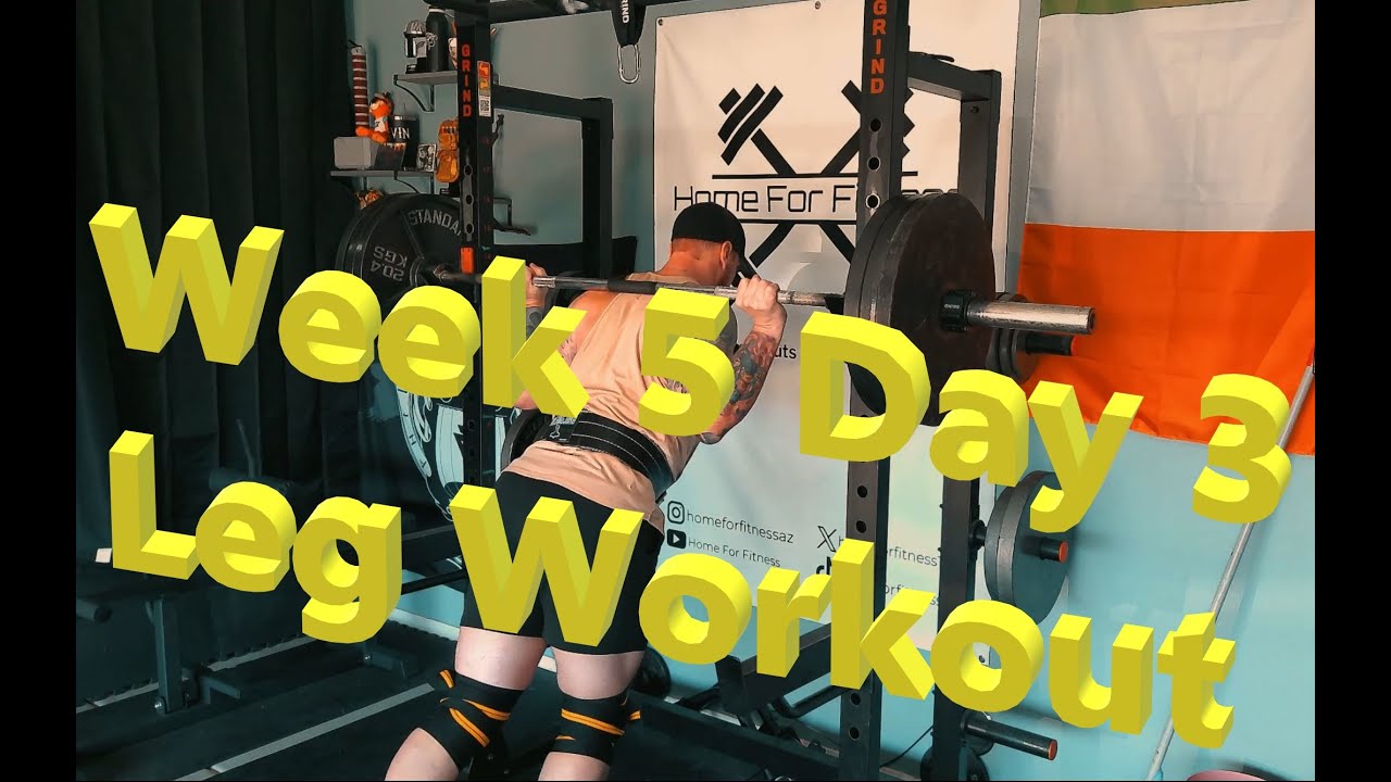 Week 5 Day 3 Legs | Recovery Plan - YouTube