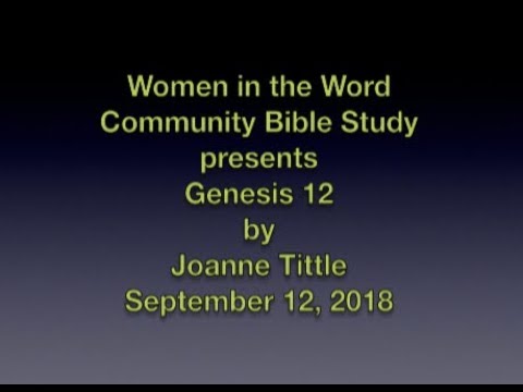 Genesis 12 Bible Study - YouTube