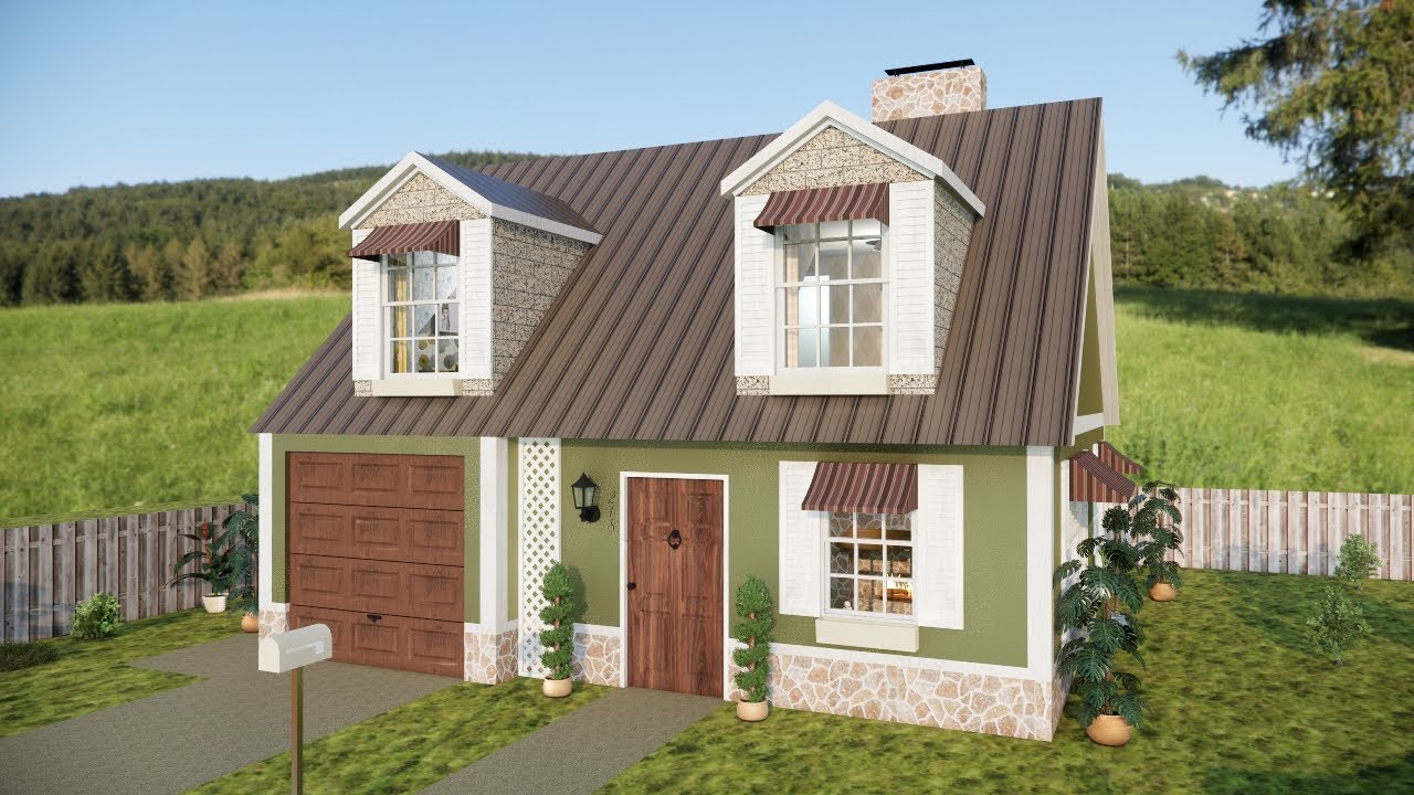 Charming 2-Story Cottage Home Tour | Steep Gables, Asymmetry & Classic ...