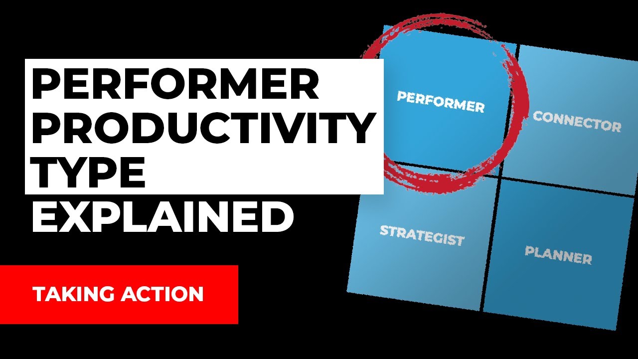 “Performer” Productivity Type Explained: Prioritizes Action - YouTube