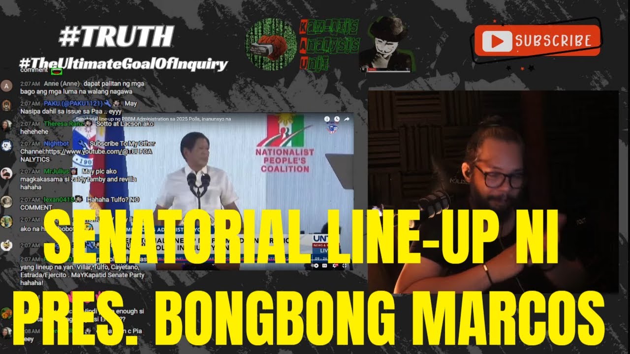 SENATORIAL LINE-UP NG PBBM ADMINISTRATION FOR 2025 - YouTube