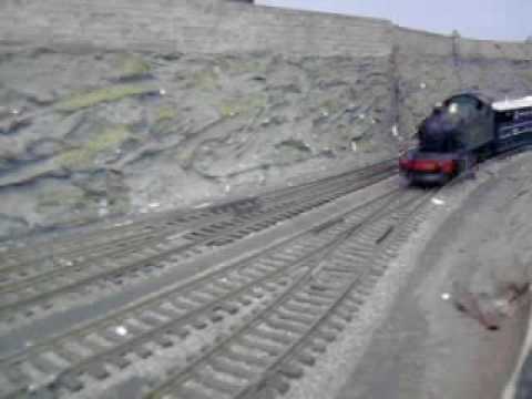 oo scale model steam engine at rsme model railway - YouTube