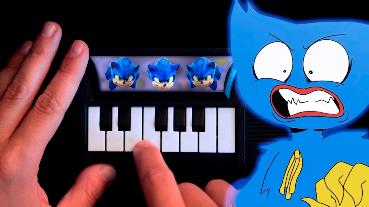 when you're mf happy meme (how to play on a 1$ Sonic piano) - YouTube