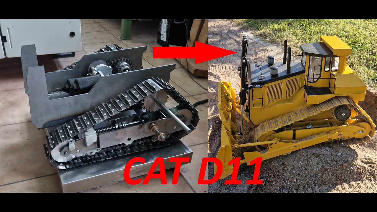 HOW TO BUILD RC DOZER | CAT D11 BUILD AT HOME - YouTube