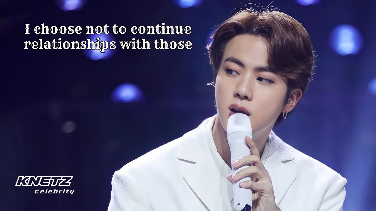 Sad News From BTS' JIN About Her Relationship Ending - YouTube