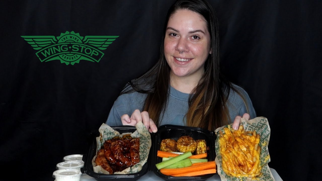 WINGSTOP MUKBANG | SWEET CHILI GLAZE CHICKEN TENDERS, CHEESE FRIES ...