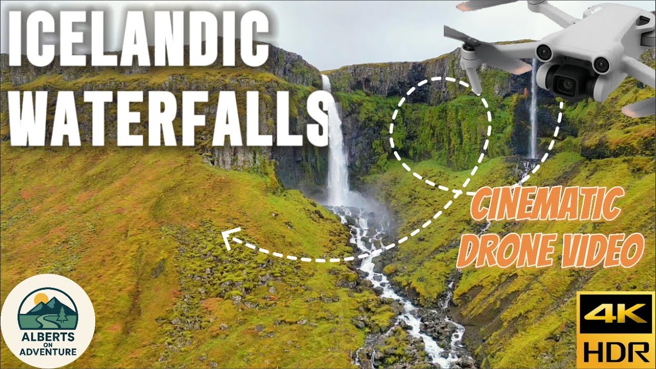 Icelandic Waterfalls Cinematic Drone Views in 4K - YouTube