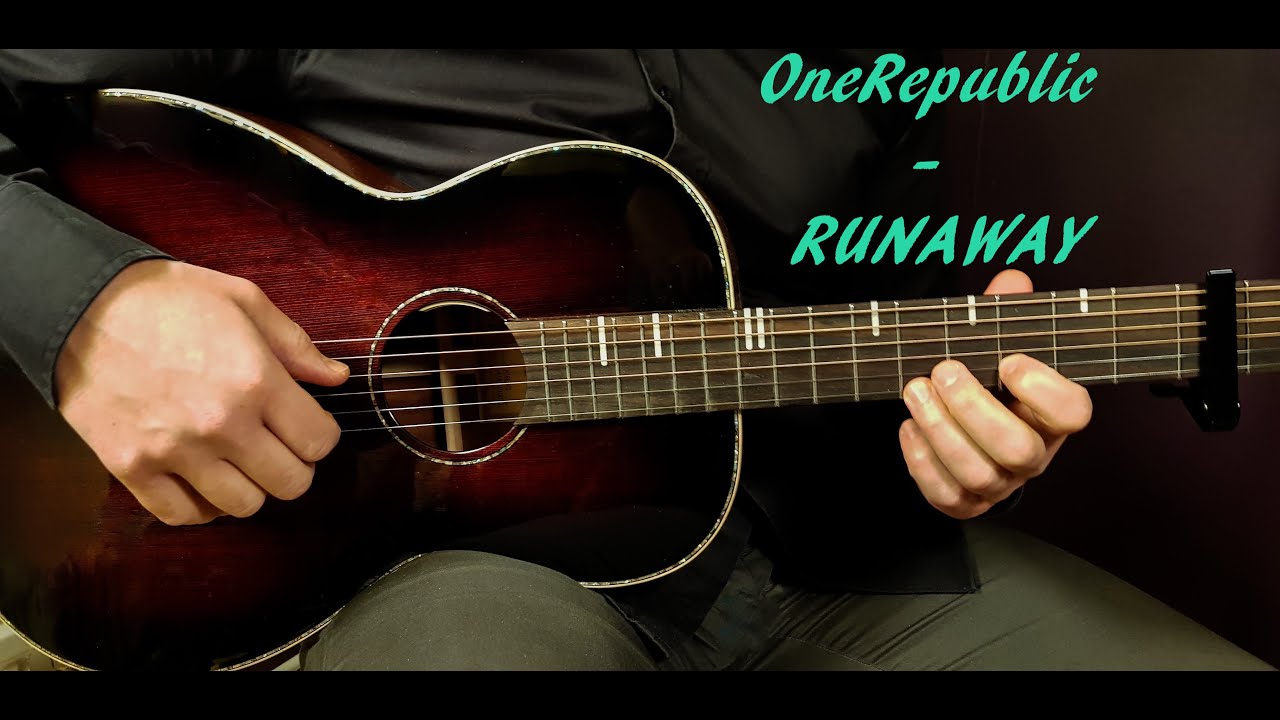 How to play ONEREPUBLIC - RUNAWAY Acoustic Guitar Lesson - Tutorial ...