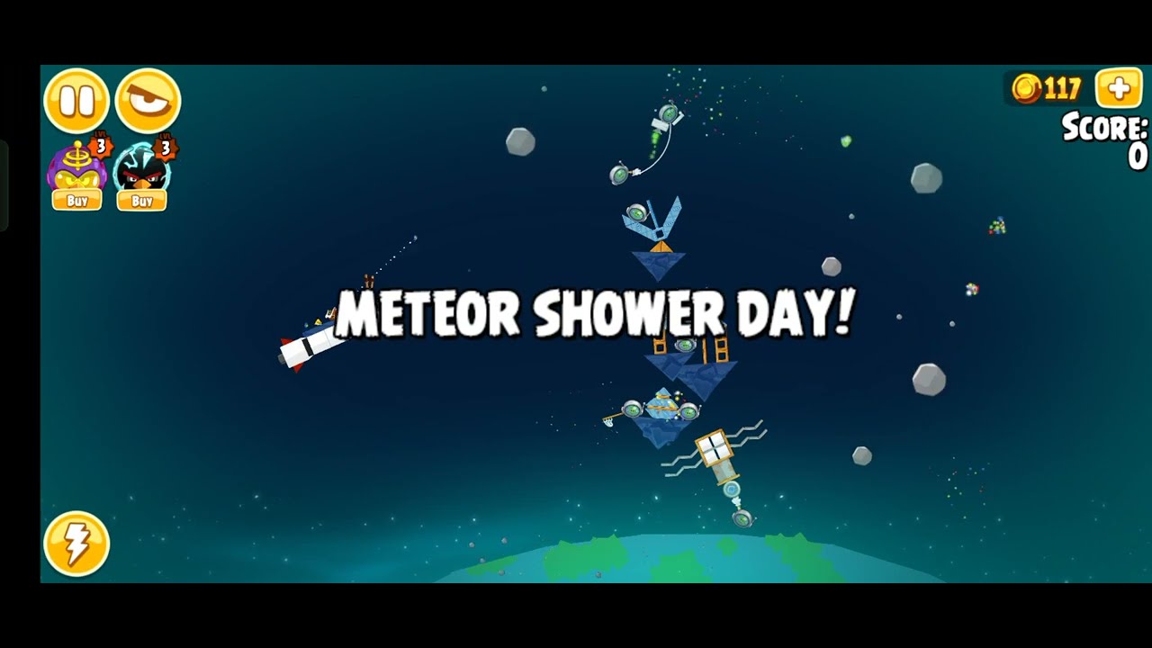 Angry Birds Seasons - Meteor Shower Day - YouTube