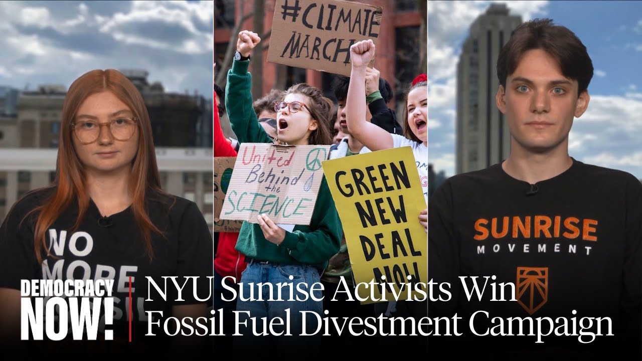 Meet Two NYU Sunrise Students Who Helped Push NYU To Divest From Fossil ...