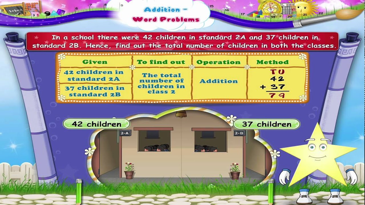 Learn Grade 2 - Maths - Addition Word Problmes - YouTube