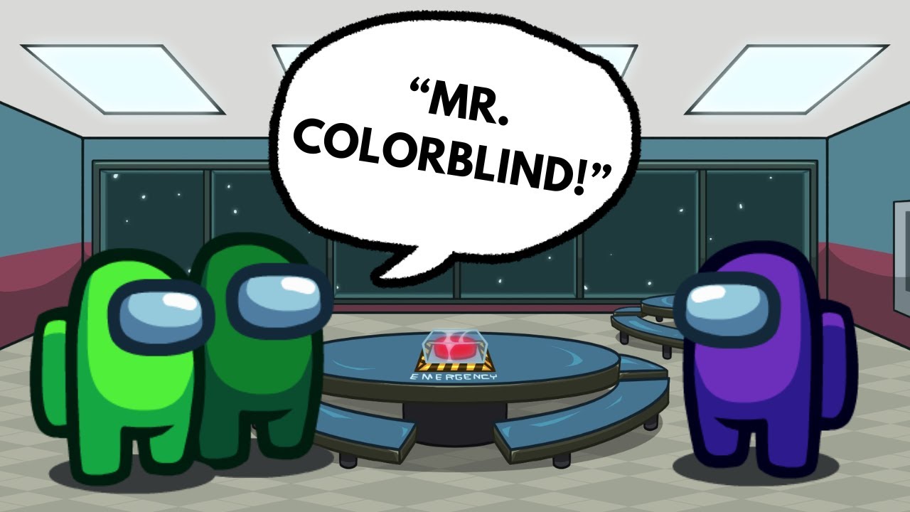SHE PULLED THE "MR. COLORBLIND" ON HIM! | Among Us 3D w/ Friends ...