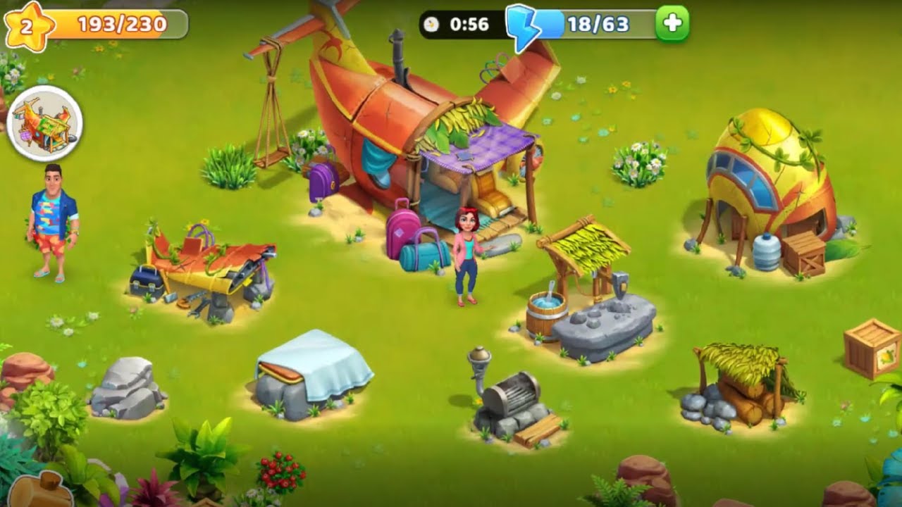 Bermuda Adventures Island Farm gameplay android ios farming game - YouTube
